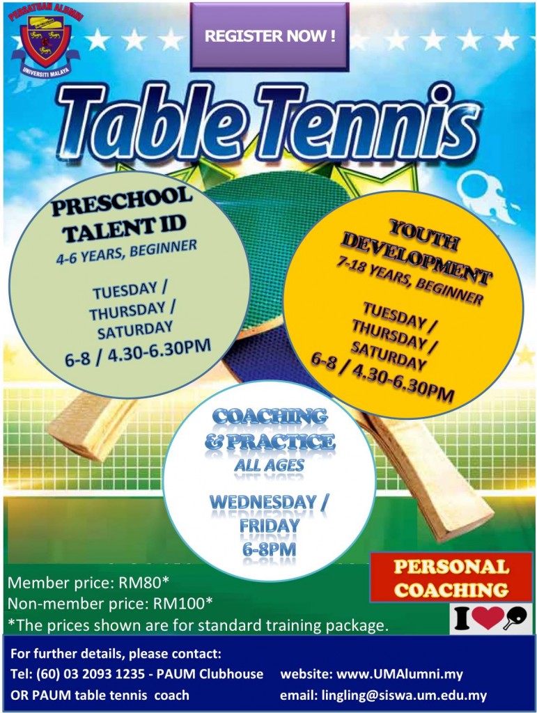 paum-activity-tabletennisclass | Persatuan Alumni UM